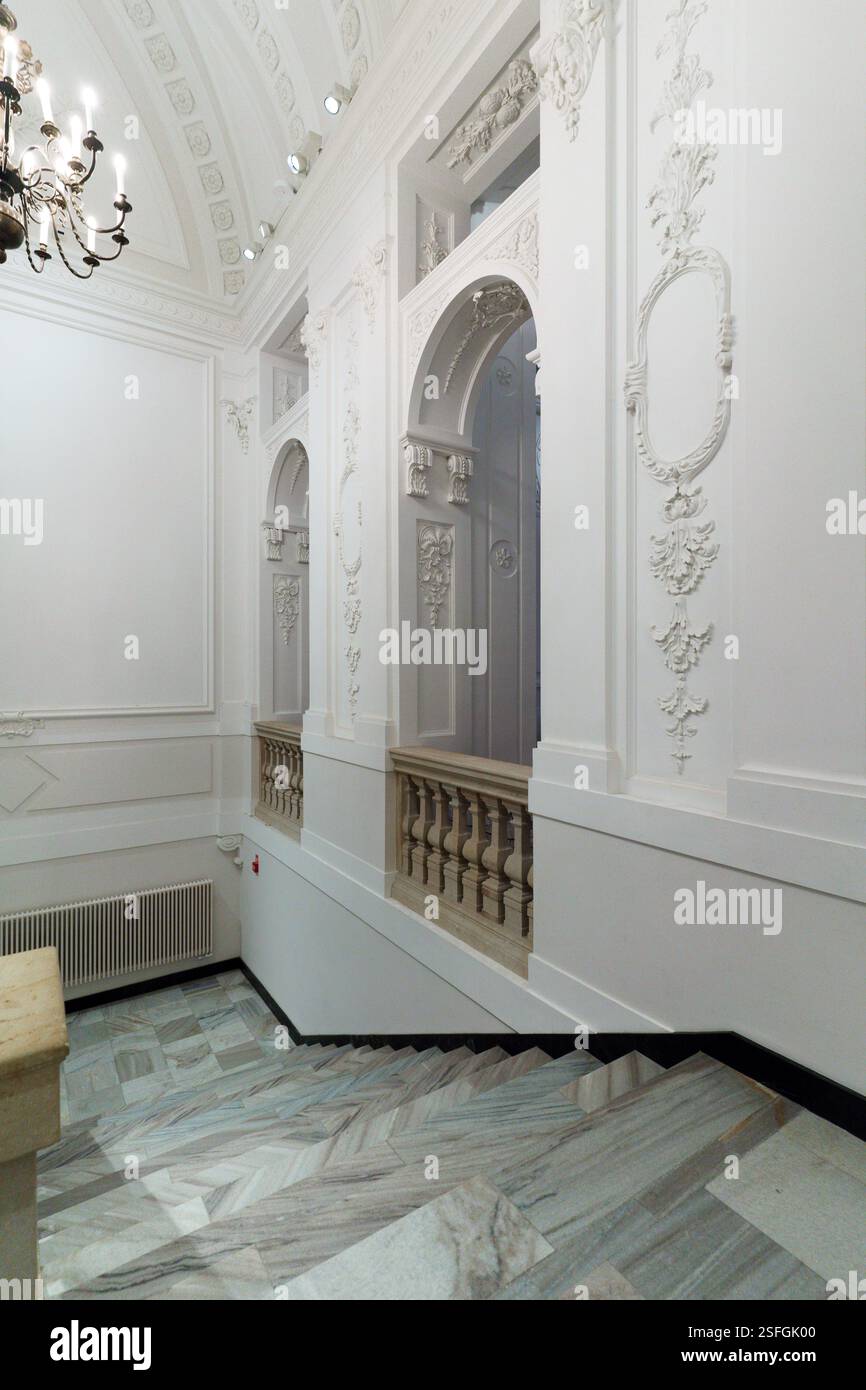 Warsaw, Poland. Interior of renovated Krasinski Palace - National ...