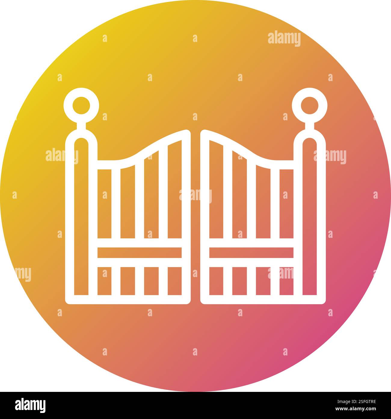 Custom gate design hi-res stock photography and images - Alamy