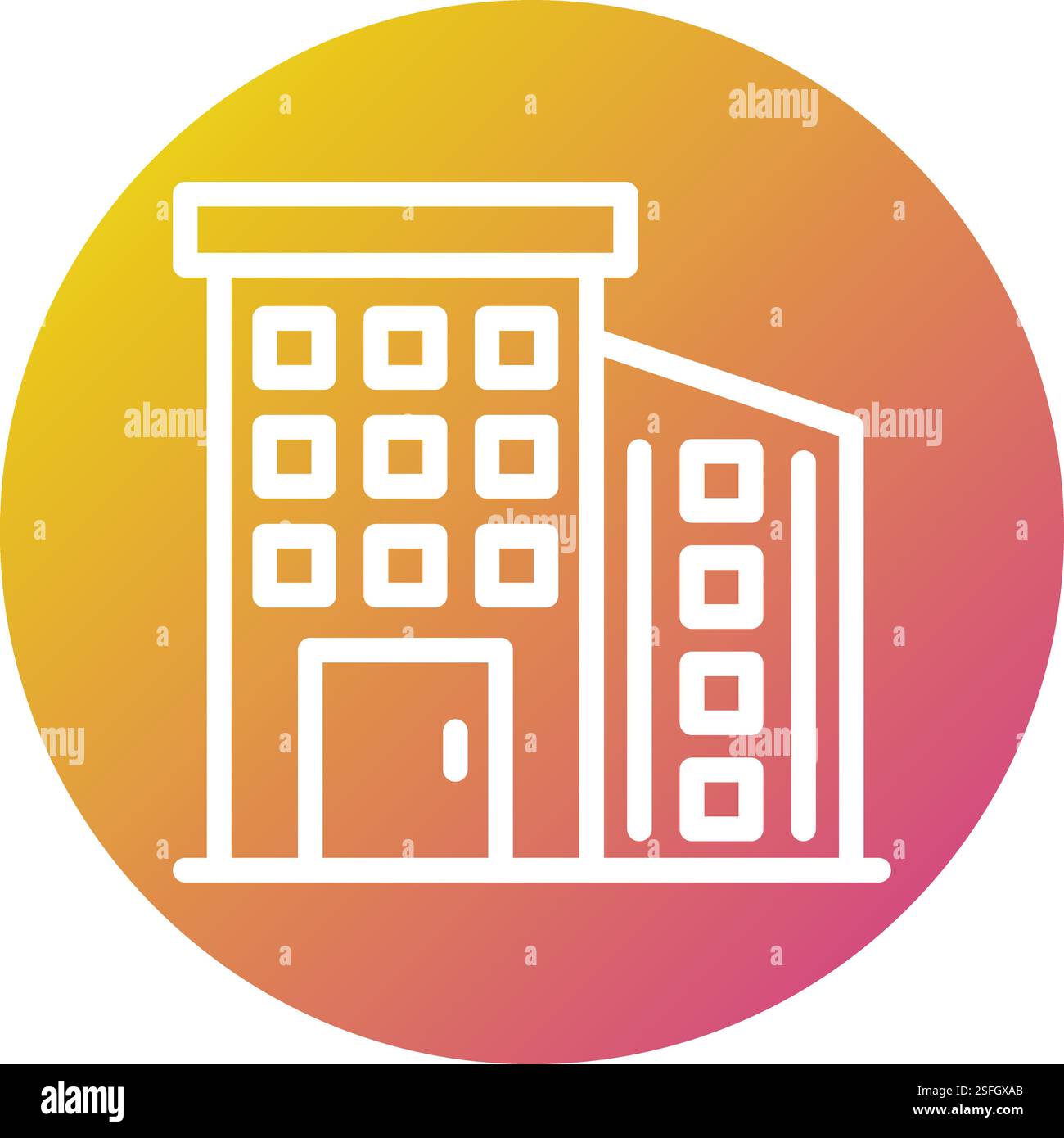 Modern commercial apartments Stock Vector Images - Alamy