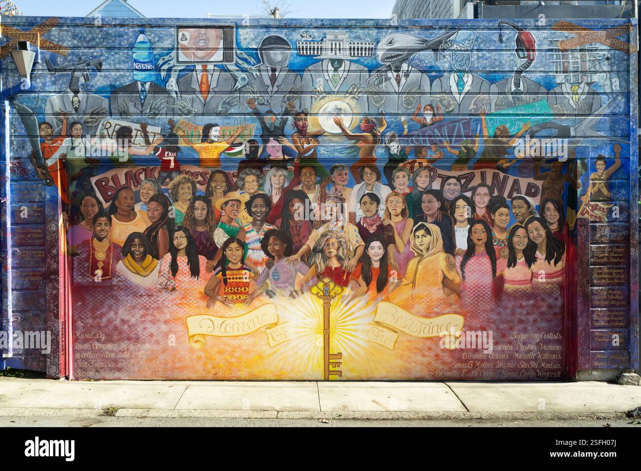 Mural by lucia gonzalez appollos hi-res stock photography and images ...
