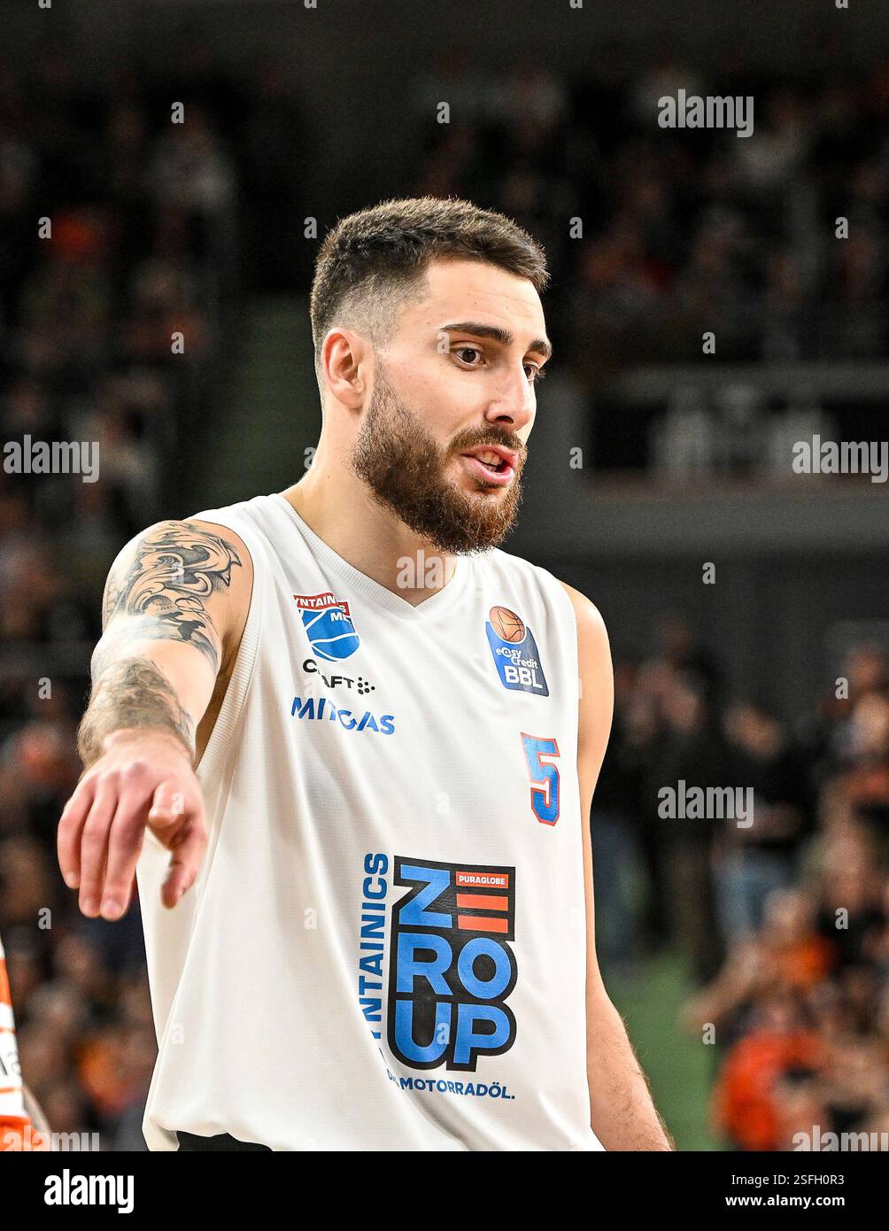08.02.2025, ratiopharm arena, Neu-Ulm, GER, BBL, ratiopharm Ulm vs ...