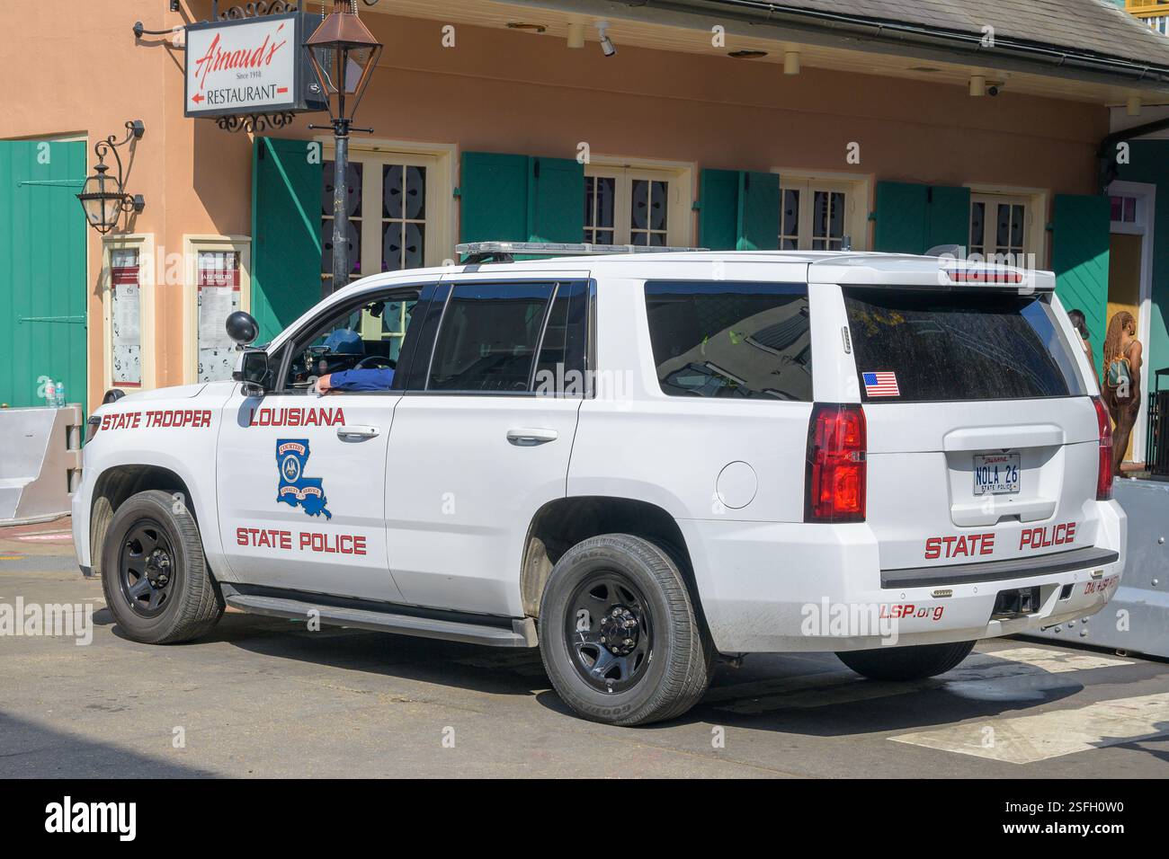 New Orleans, LA, USA - February 7, 2025: Louisiana State Police Car ...