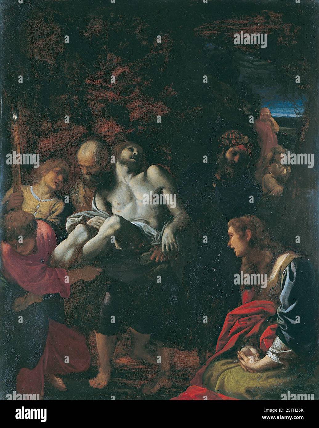 entombment of Christ Annibale Carracci Stock Photo - Alamy