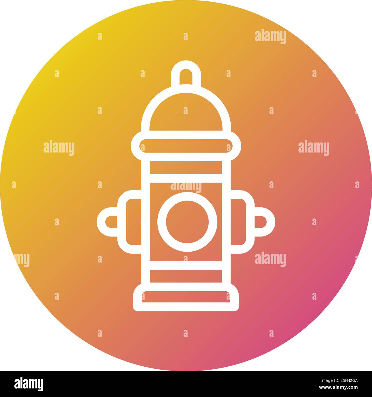 Fire hydrant Vector Icon Design Illustration Stock Vector Image & Art ...