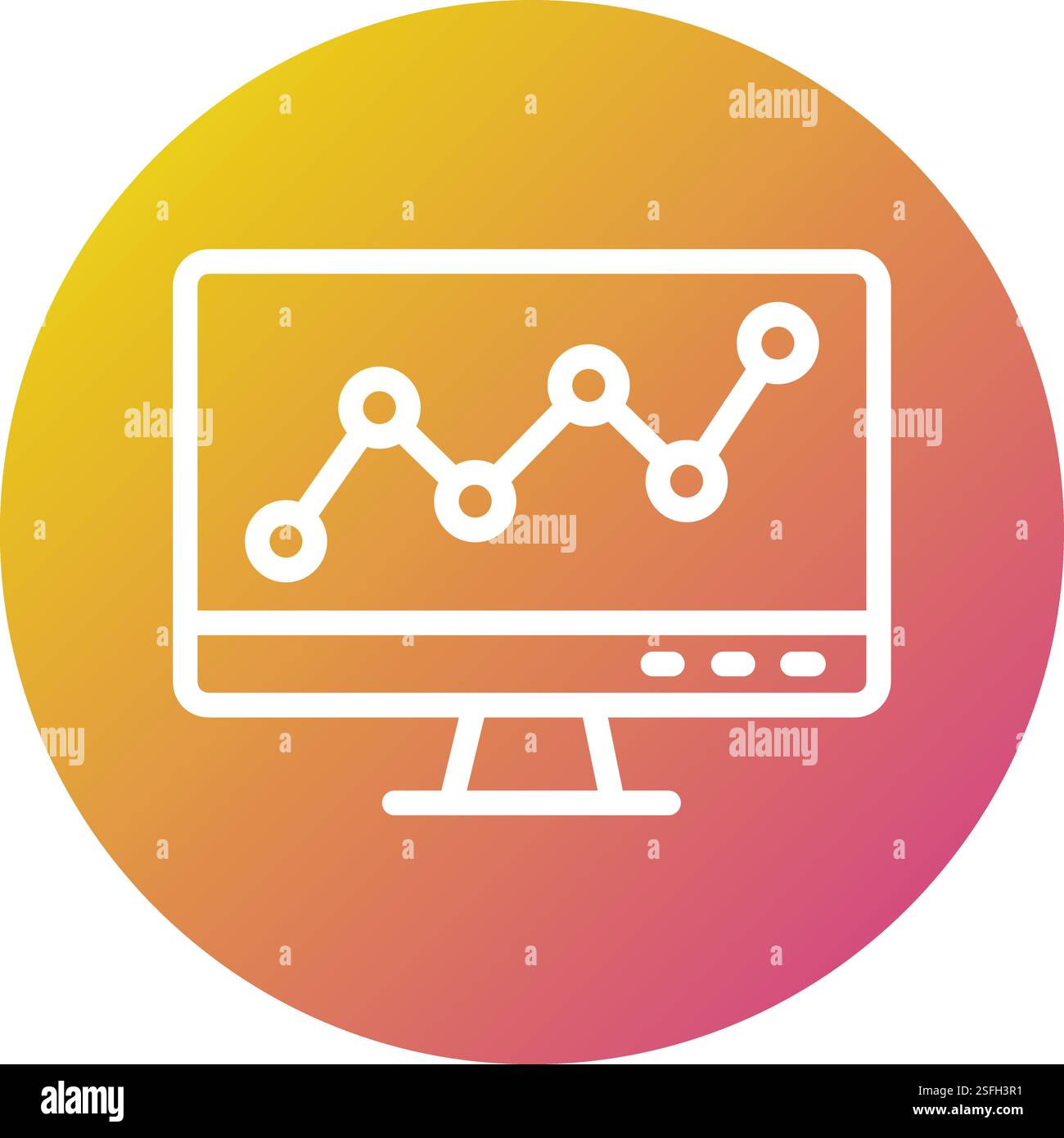 Bar chart thin line Cut Out Stock Images & Pictures - Alamy