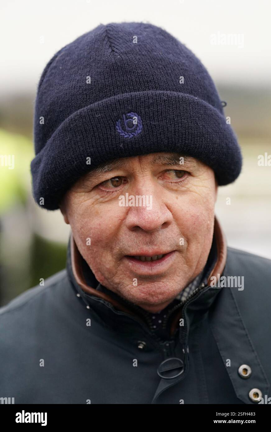 Trainer Edward Cawley after Waittillitellyou wins the Gibney's Handicap ...