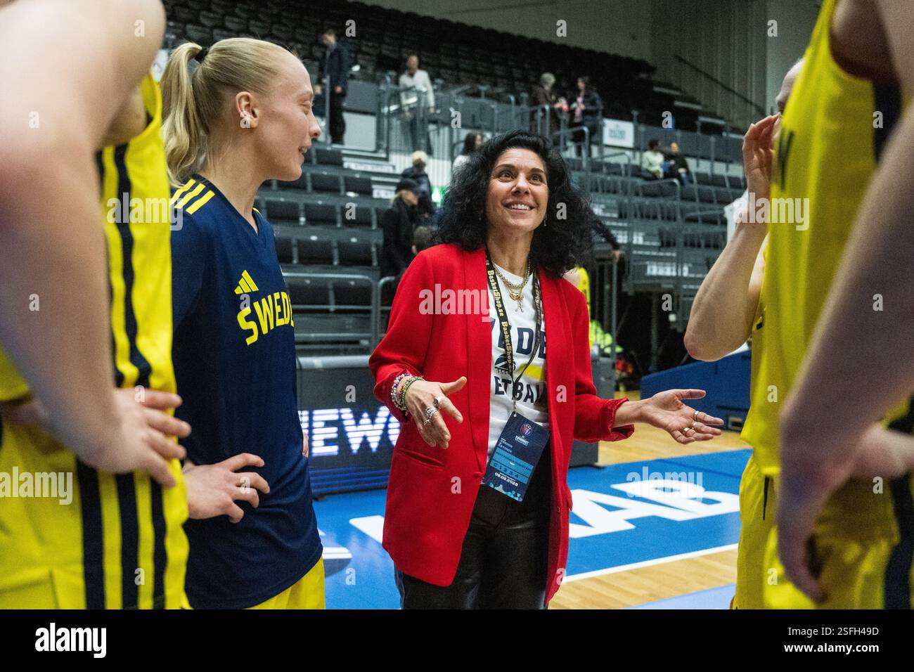 Anja Frey, secretary general Svenska Basketbollförbundet after the FIBA ...