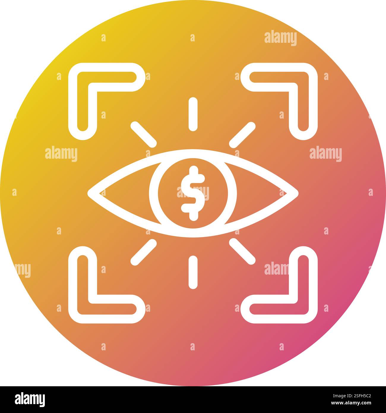 Vision Vector Icon Design Illustration Stock Vector Image & Art - Alamy