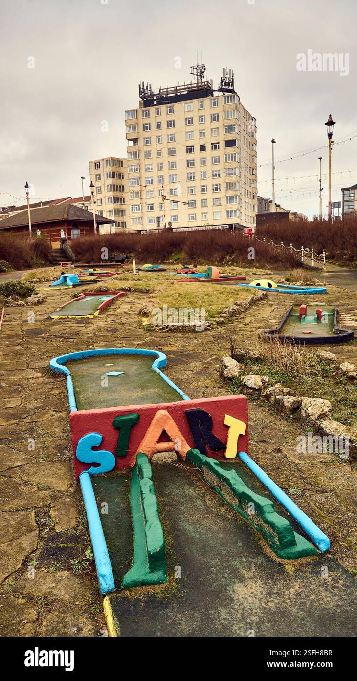 Princess Parade crazy golf course(listed) start and apartment block in ...