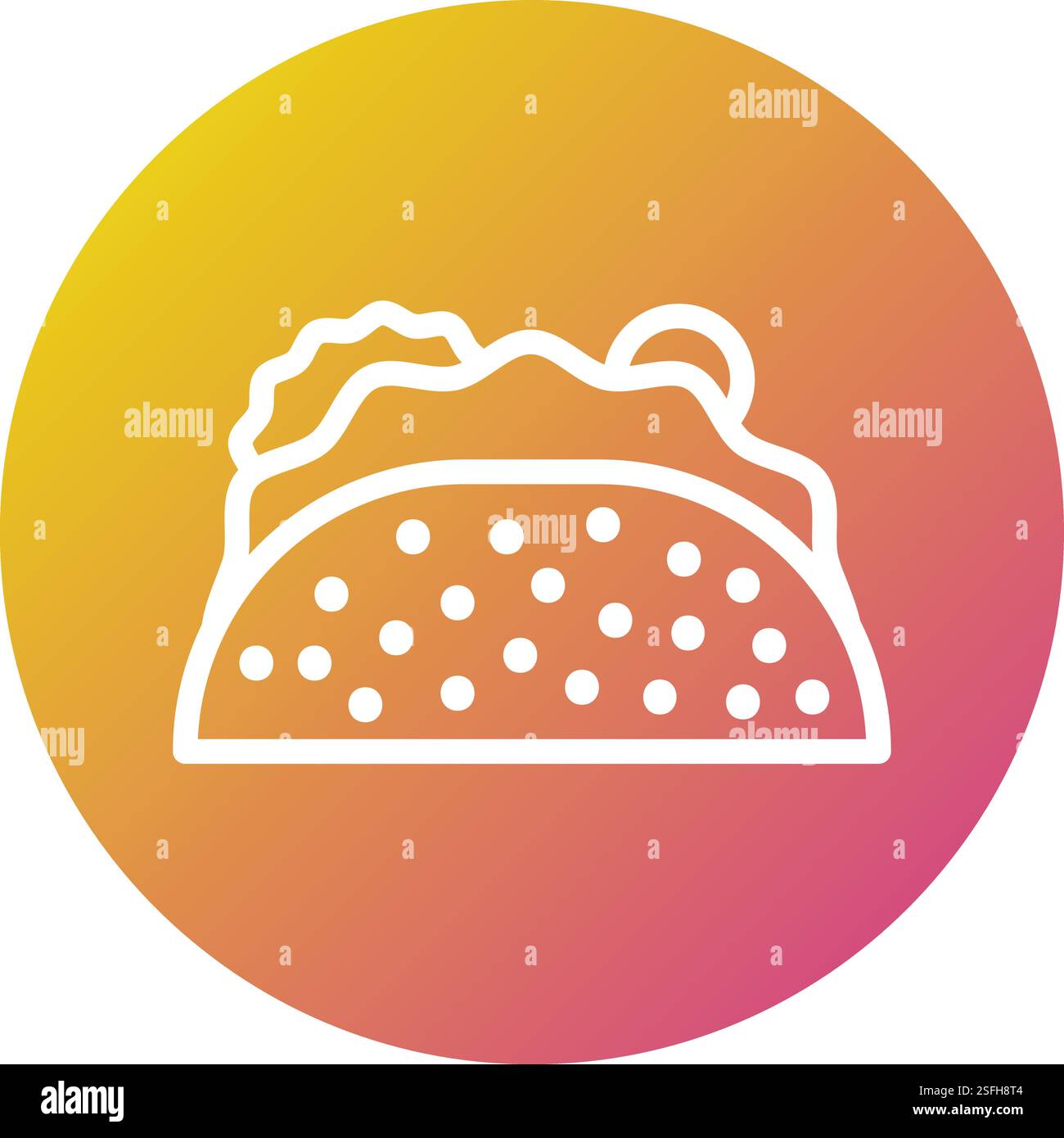 Taco logo design hi-res stock photography and images - Alamy