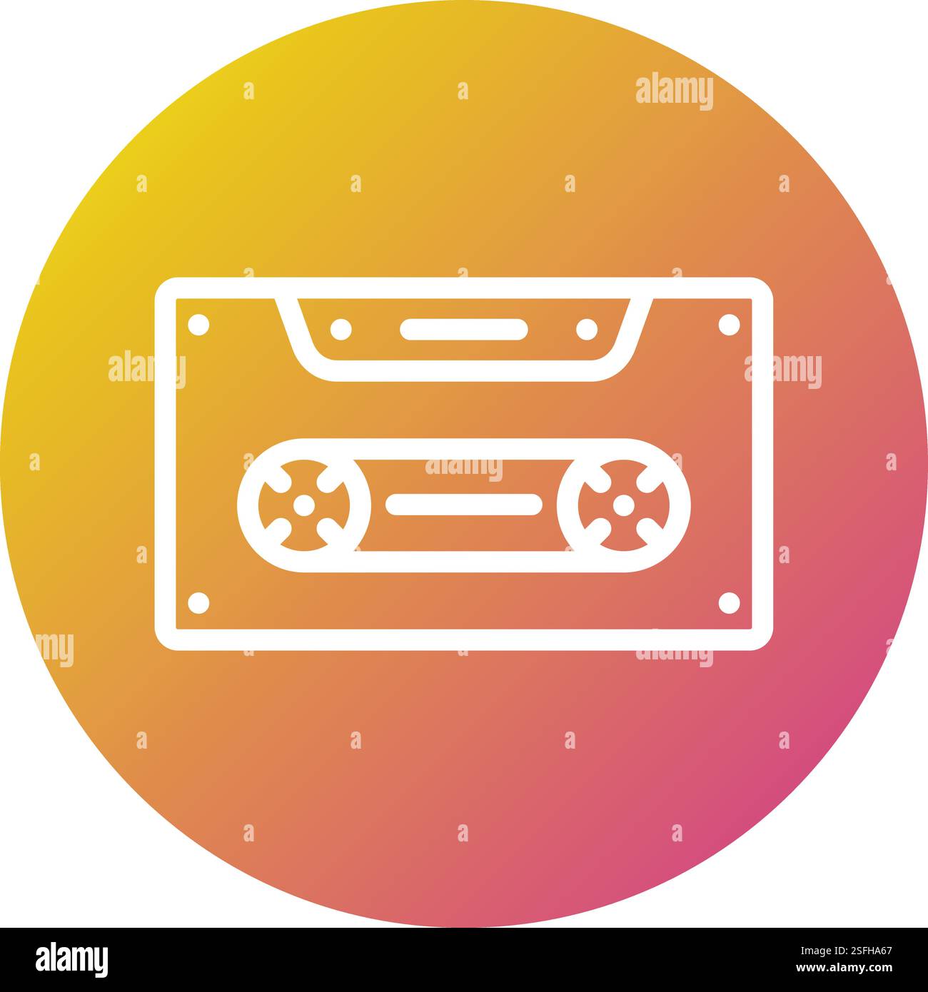 Cassette Vector Icon Design Illustration Stock Vector Image & Art - Alamy