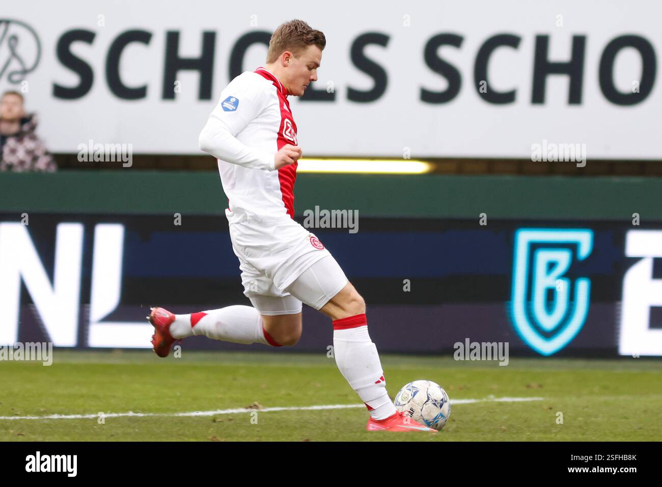 SITTARD, NETHERLANDS - FEBRUARY 9: Christian Rasmussen of AFC Ajax ...
