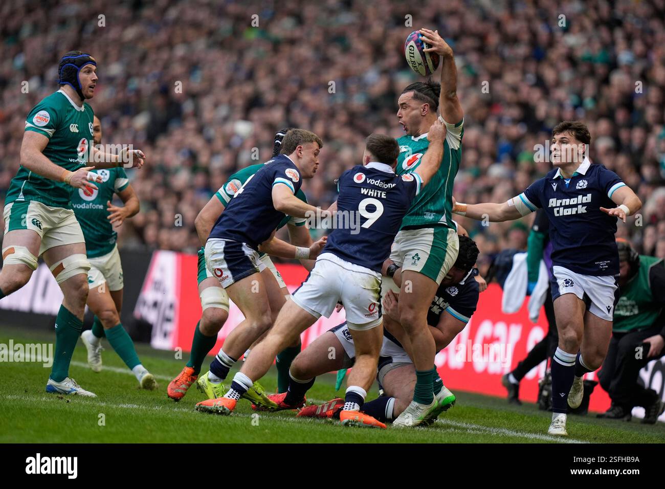 Edinburgh, Scotland, UK. 9th February 2025; Scottish Gas Murrayfield ...