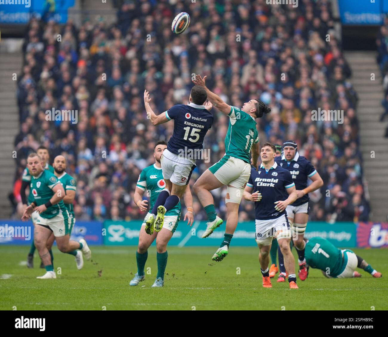 Edinburgh, Scotland, UK. 9th February 2025; Scottish Gas Murrayfield ...