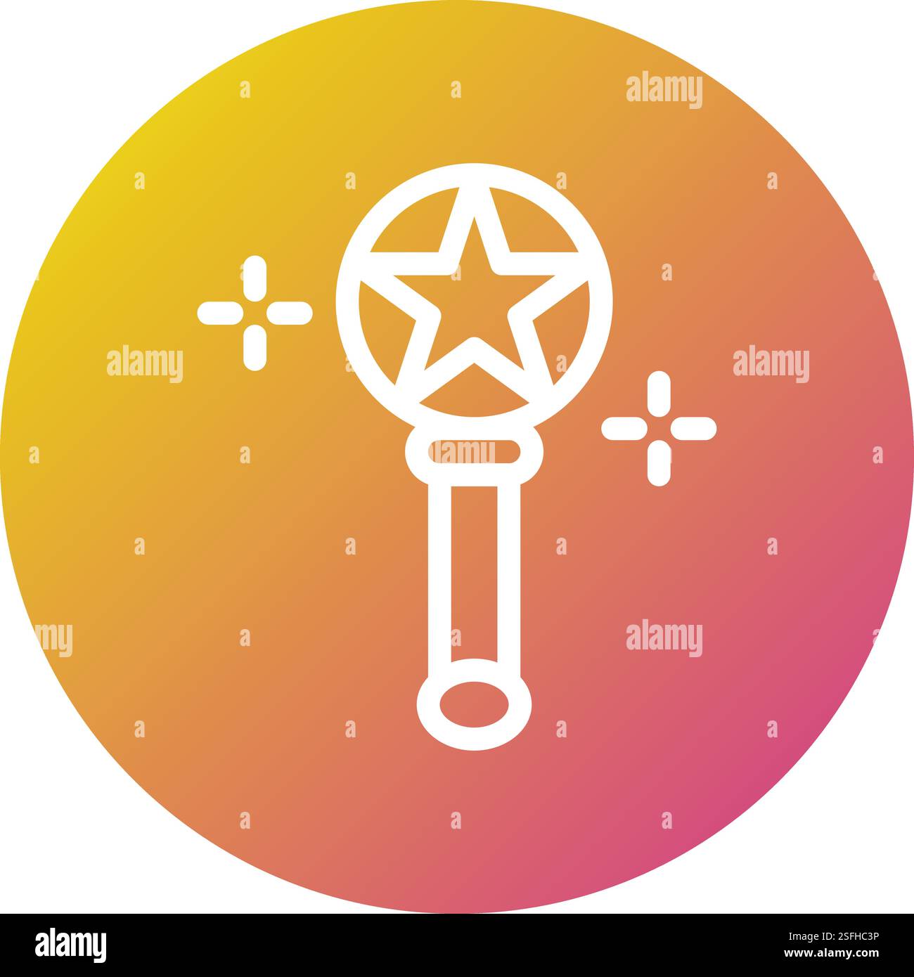 Wizard icon modern line Stock Vector Images - Alamy