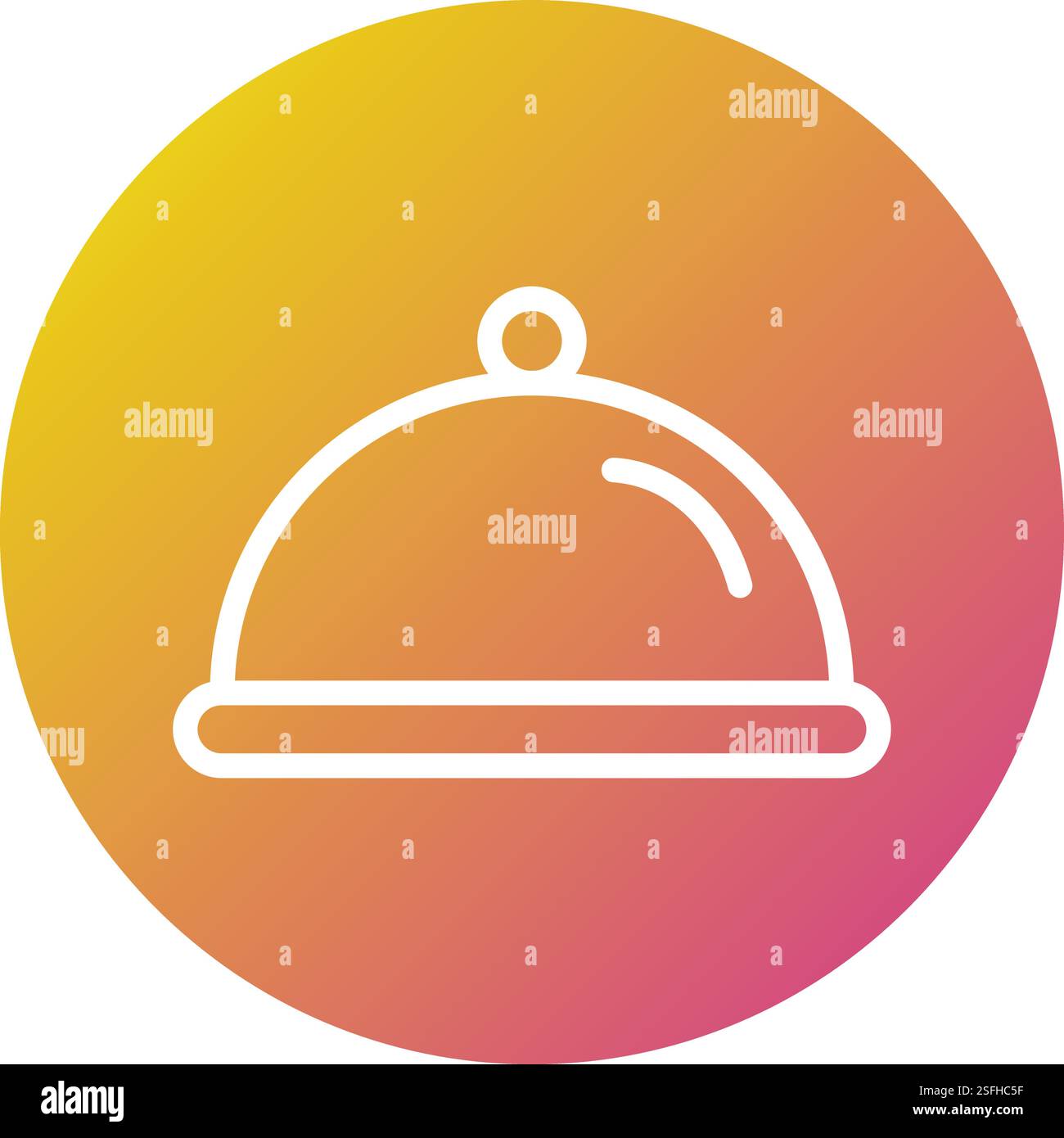 Cloche Vector Icon Design Illustration Stock Vector Image & Art - Alamy