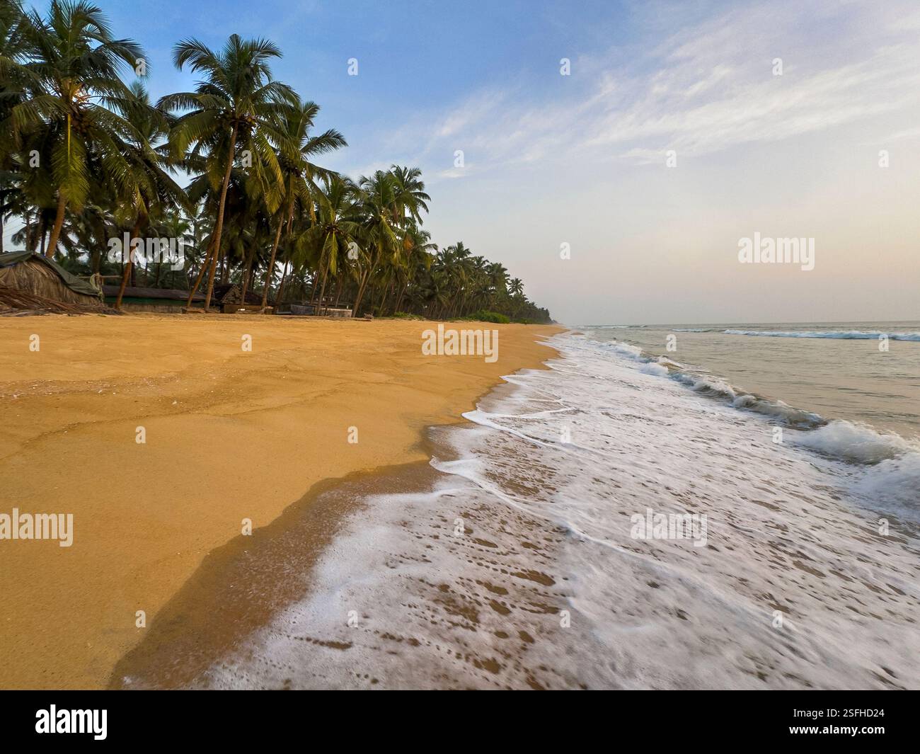 Beautiful deserted beaches grace NIleshwar in the state of Kerala ...