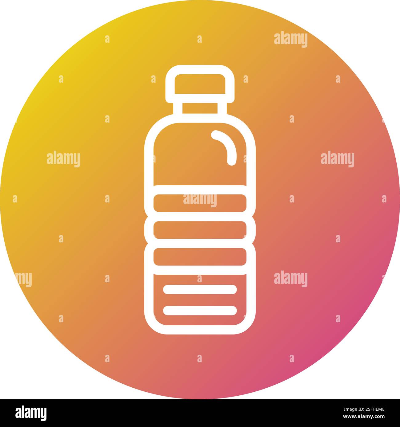 Water bottle Vector Icon Design Illustration Stock Vector Image & Art ...