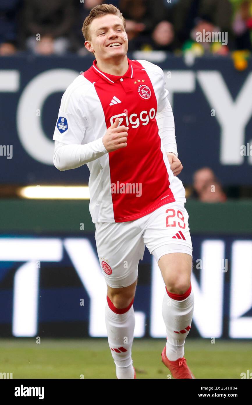 SITTARD, NETHERLANDS - FEBRUARY 9: Christian Rasmussen of AFC Ajax ...