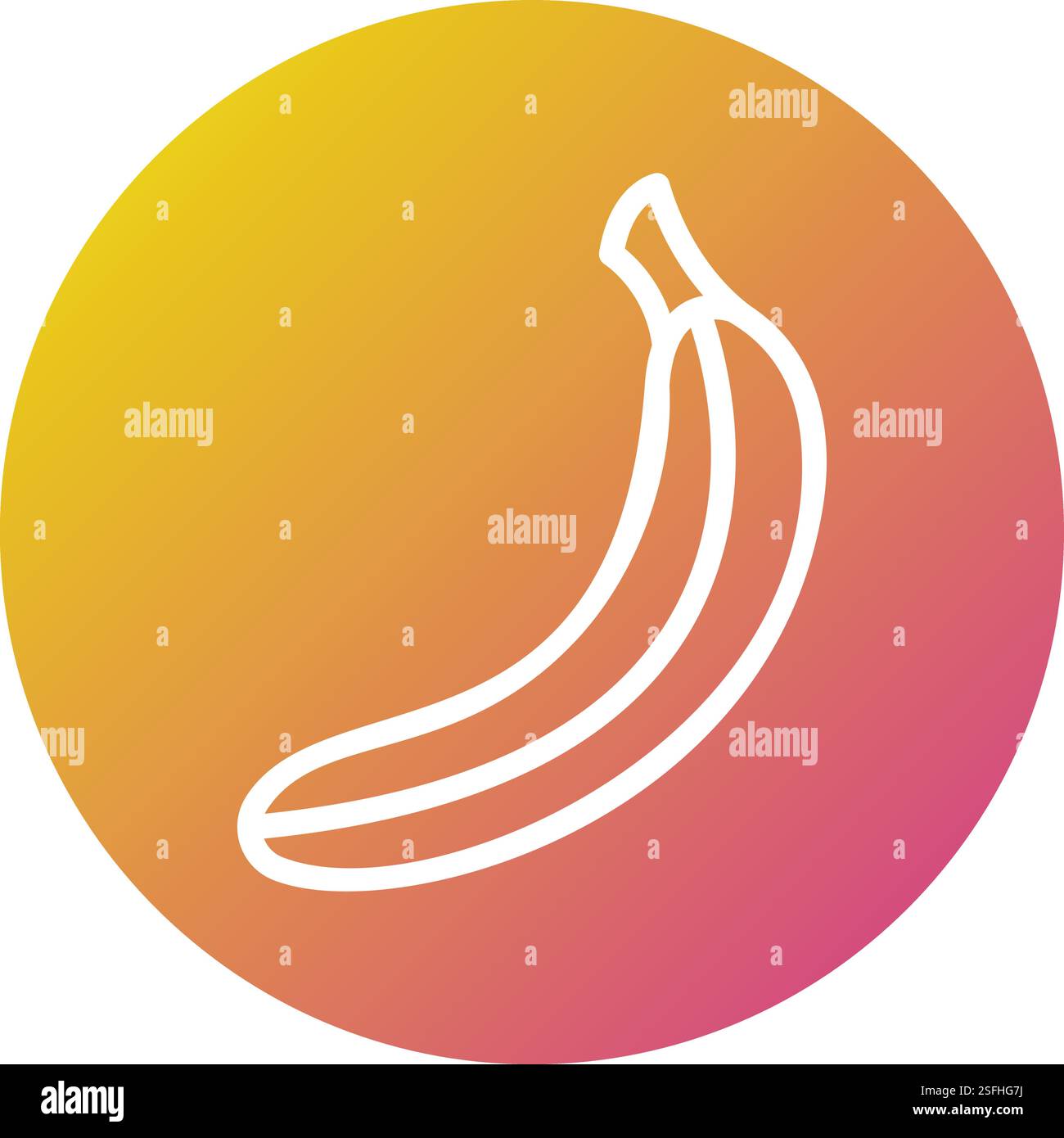 Banana Vector Icon Design Illustration Stock Vector Image & Art - Alamy