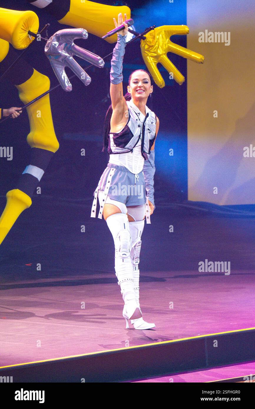 Vancouver, Canada. 08th Feb, 2025. Katy Perry at the Opening Ceremony ...