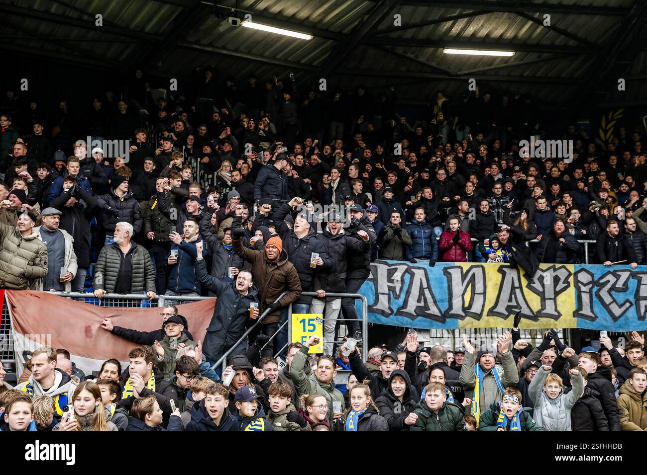 WAALWIJK - RKC fans during the Dutch Eredivisie match between RKC ...