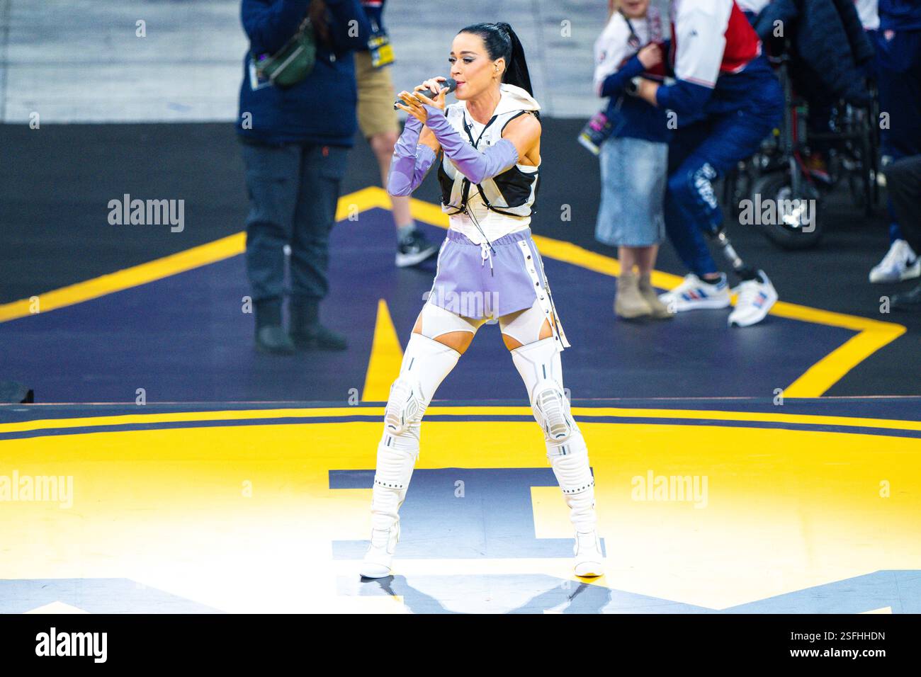 Vancouver, Canada. 08th Feb, 2025. Katy Perry at the Opening Ceremony ...