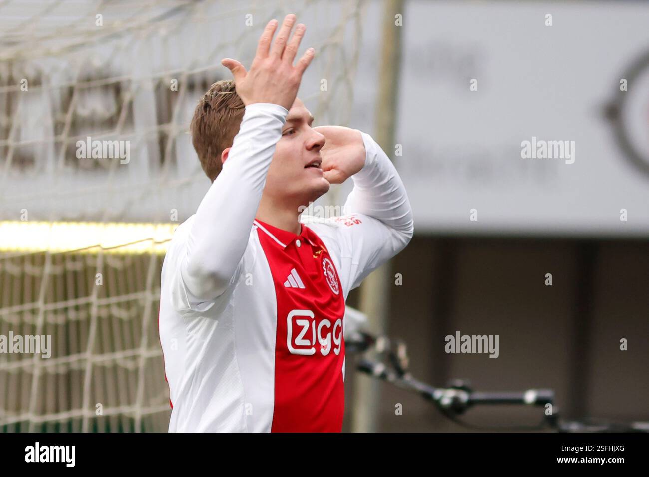 SITTARD, NETHERLANDS - FEBRUARY 9: Christian Rasmussen of AFC Ajax ...