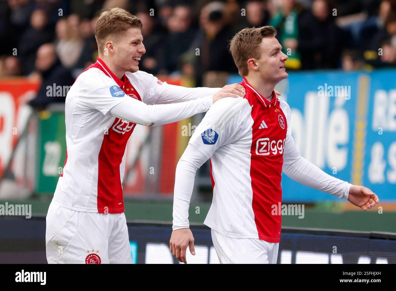 SITTARD, NETHERLANDS - FEBRUARY 9: Christian Rasmussen of AFC Ajax ...