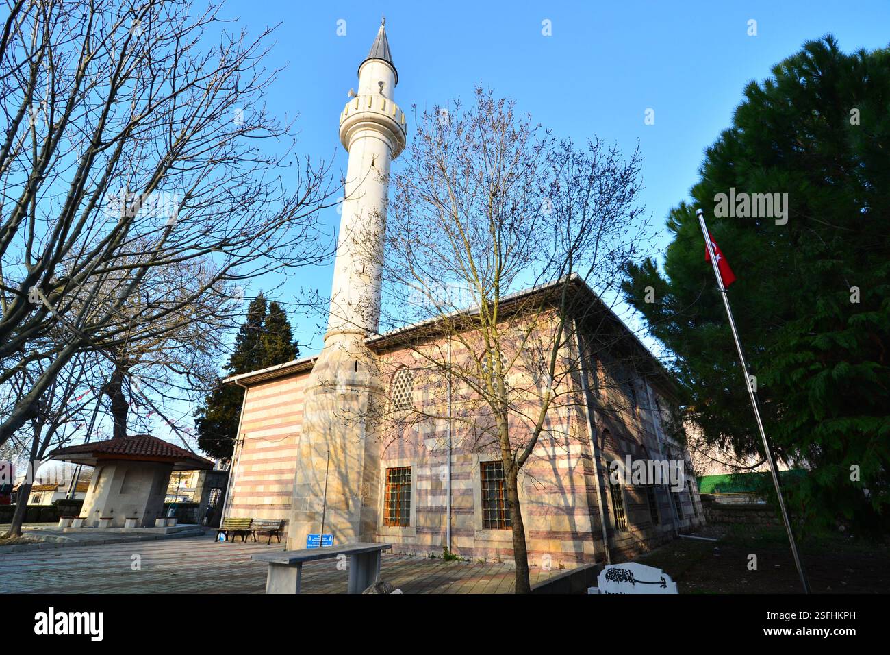 The Incegiz Village Mosque, located in Catalca, Istanbul, Turkey, was ...