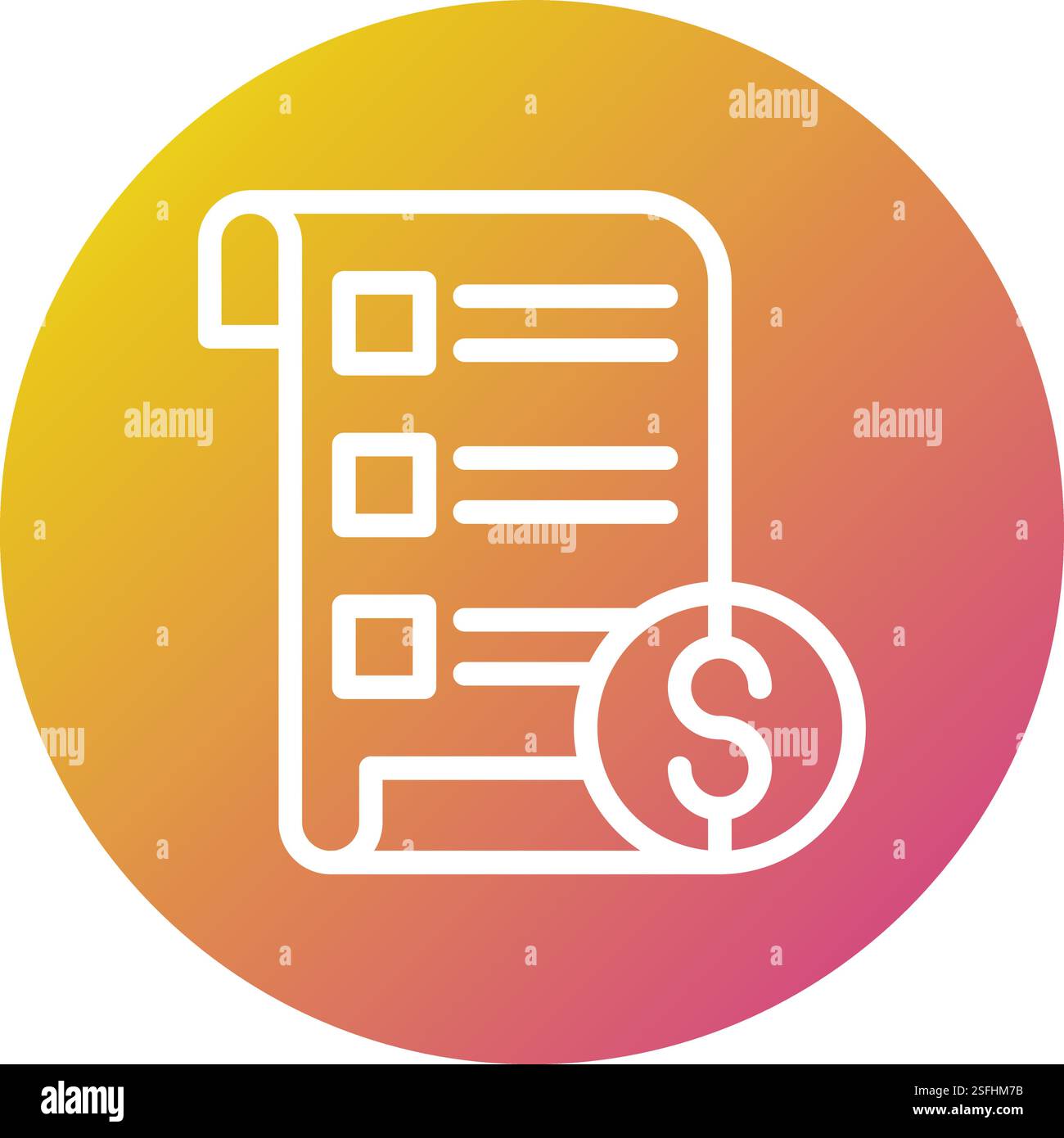 Price list Stock Vector Images - Alamy