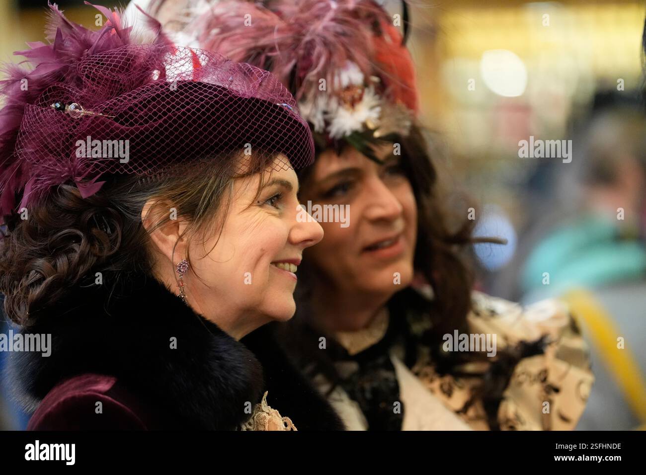 Steampunks during the Whitby Steampunk Weekend, in Whitby, Yorkshire ...