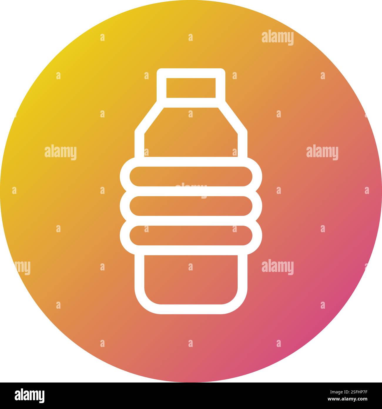 Water bottle Vector Icon Design Illustration Stock Vector Image & Art ...