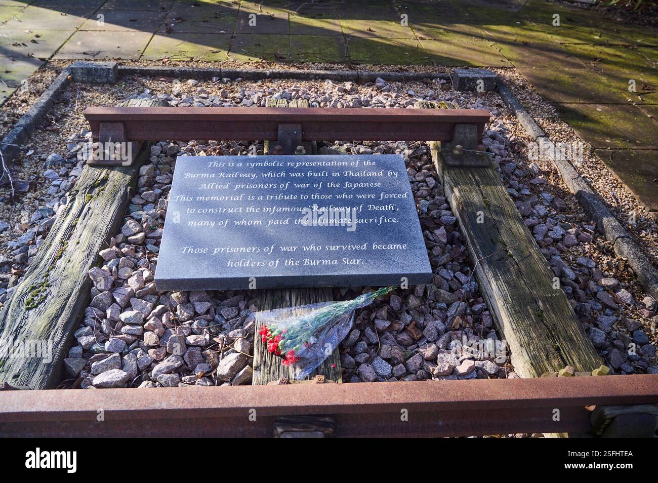 Memorial arboretum and community woodland,Bispham,Blackpool,UK.The ...