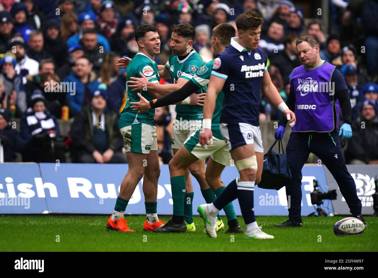 RETRANSMITTING CORRECTING PLAYER NAME Ireland's Calvin Nash celebrates ...