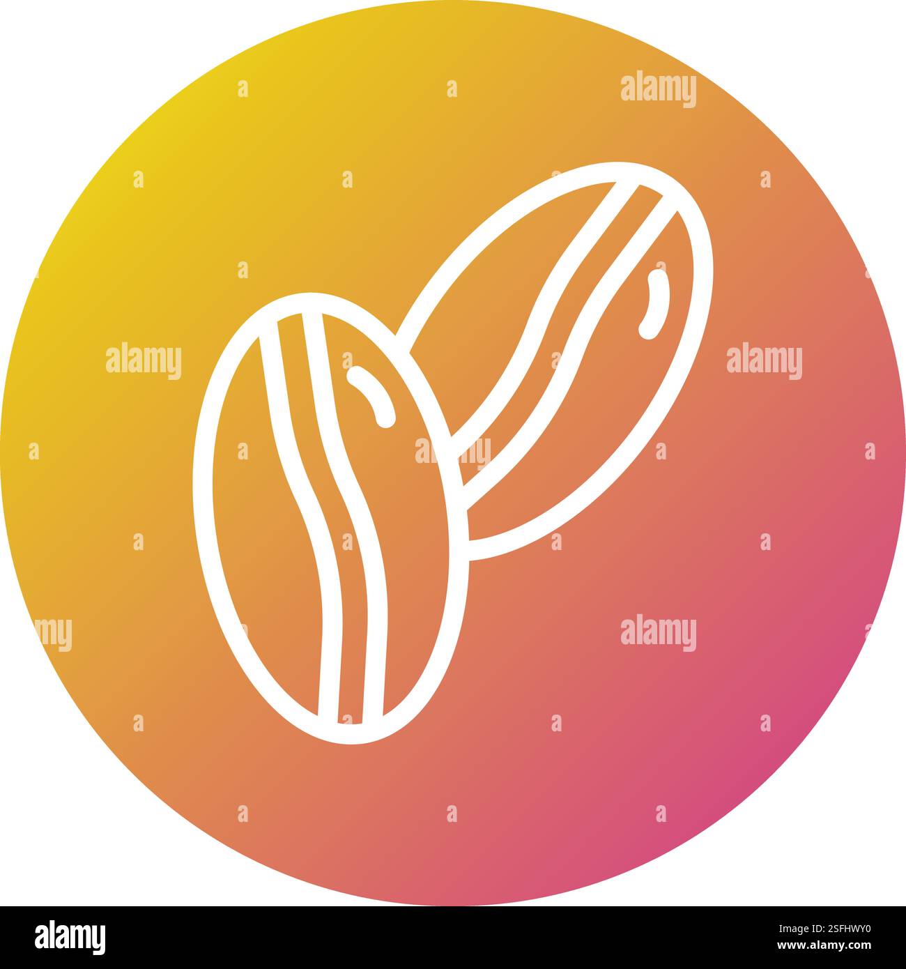Coffee beans Vector Icon Design Illustration Stock Vector Image & Art ...