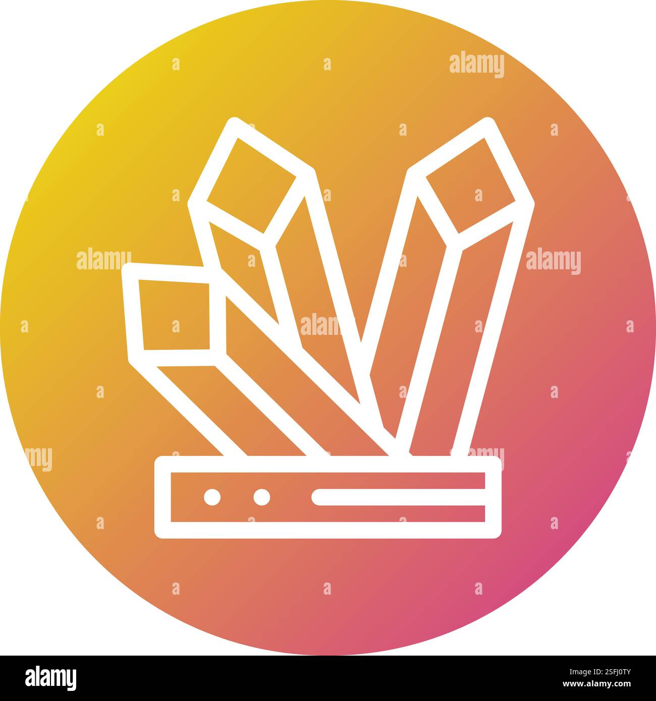 Crystals Vector Icon Design Illustration Stock Vector Image & Art - Alamy
