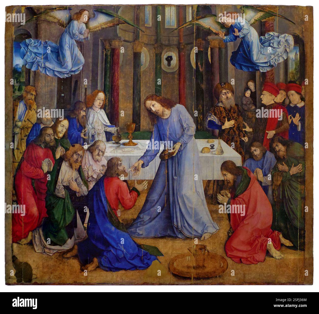 JCommunion of the Apostles - ustus van Gent or Joos van Wassenhove (c ...