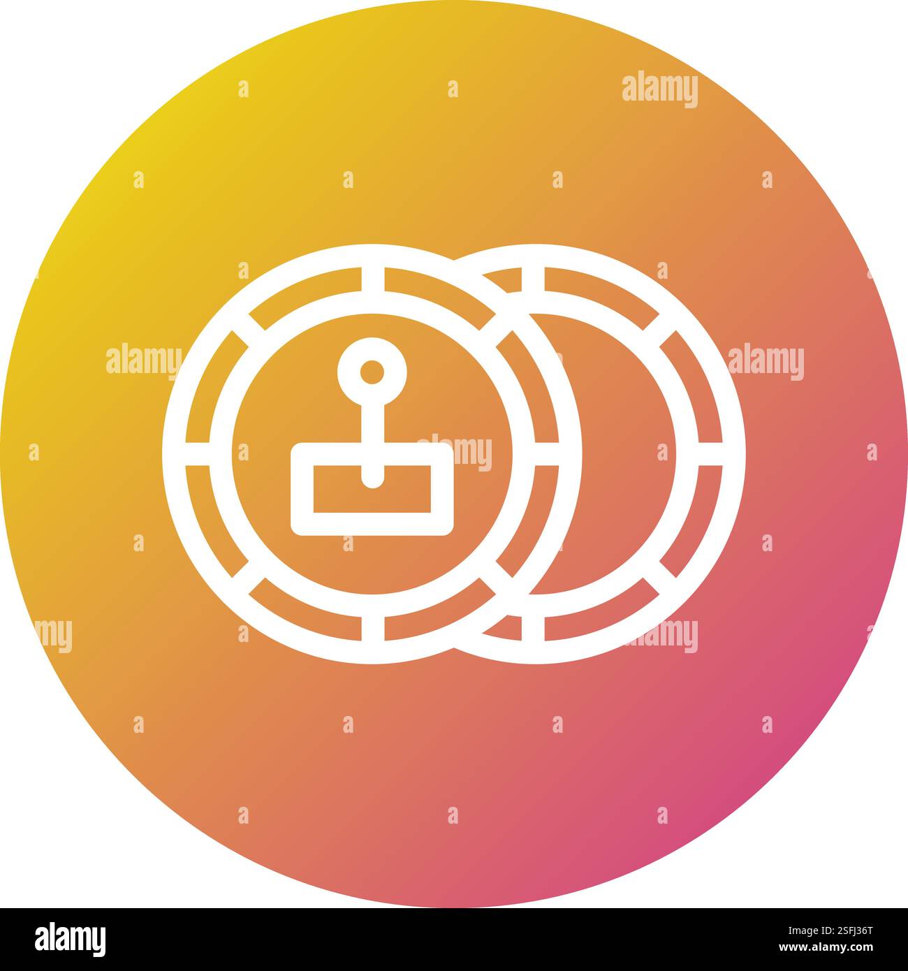 Modern coin design Cut Out Stock Images & Pictures - Alamy