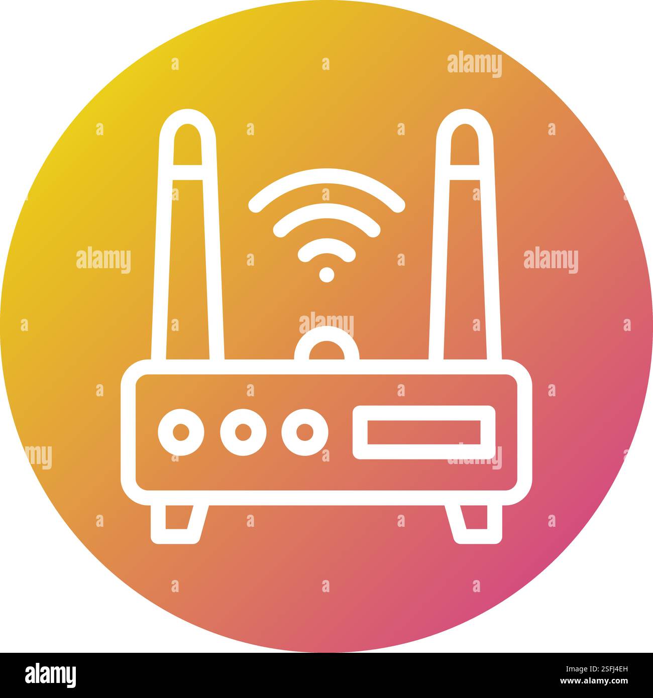 Wifi router Vector Icon Design Illustration Stock Vector Image & Art ...