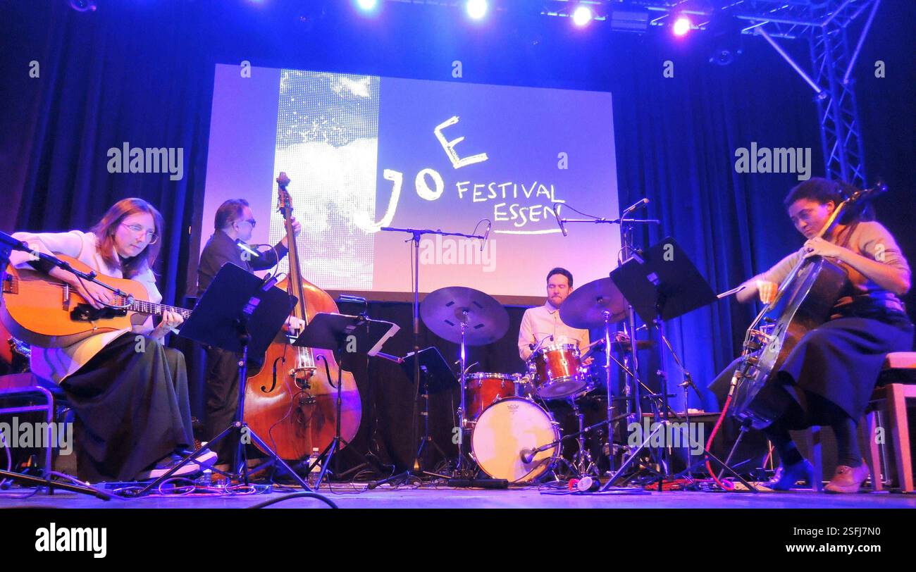 Die amerikanische Jazz-Cellistin Tomeka Reid und ihr Quartett mit Mary ...