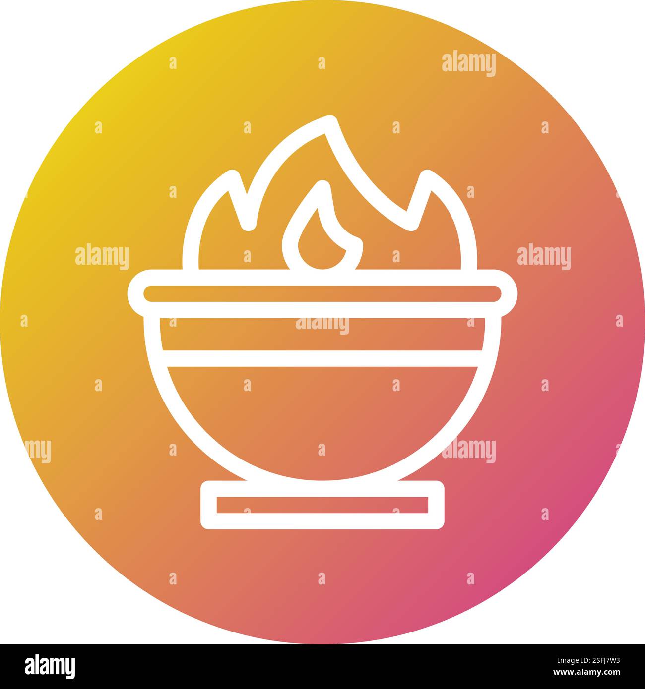 Cauldron Vector Icon Design Illustration Stock Vector Image & Art - Alamy