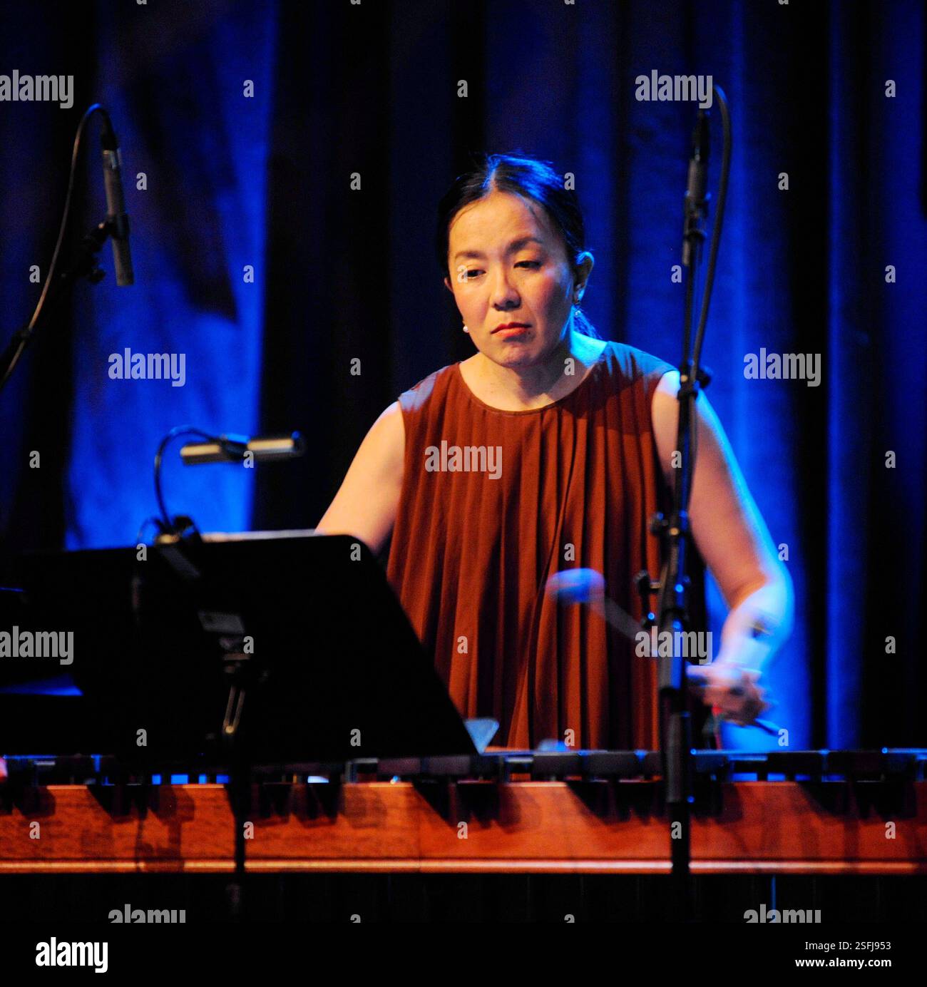 Die japanische Jazz-Marimaphonistin Taiko Saito beim 29. JOE-Festival ...