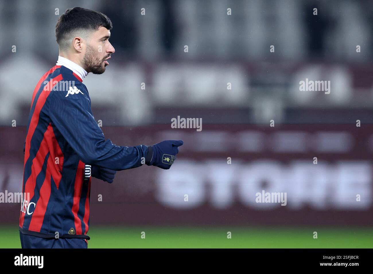 Torino, Italy. 08th Feb, 2025. Aaron Martin of Genoa Cfc during warm up ...