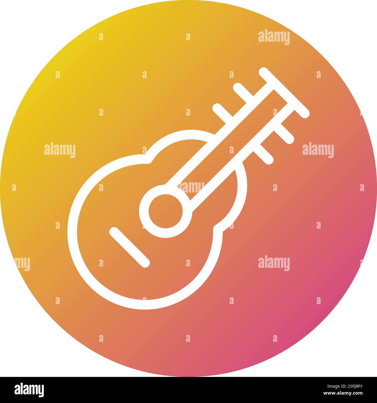 Guitar icon vector vectors hi-res stock photography and images - Alamy