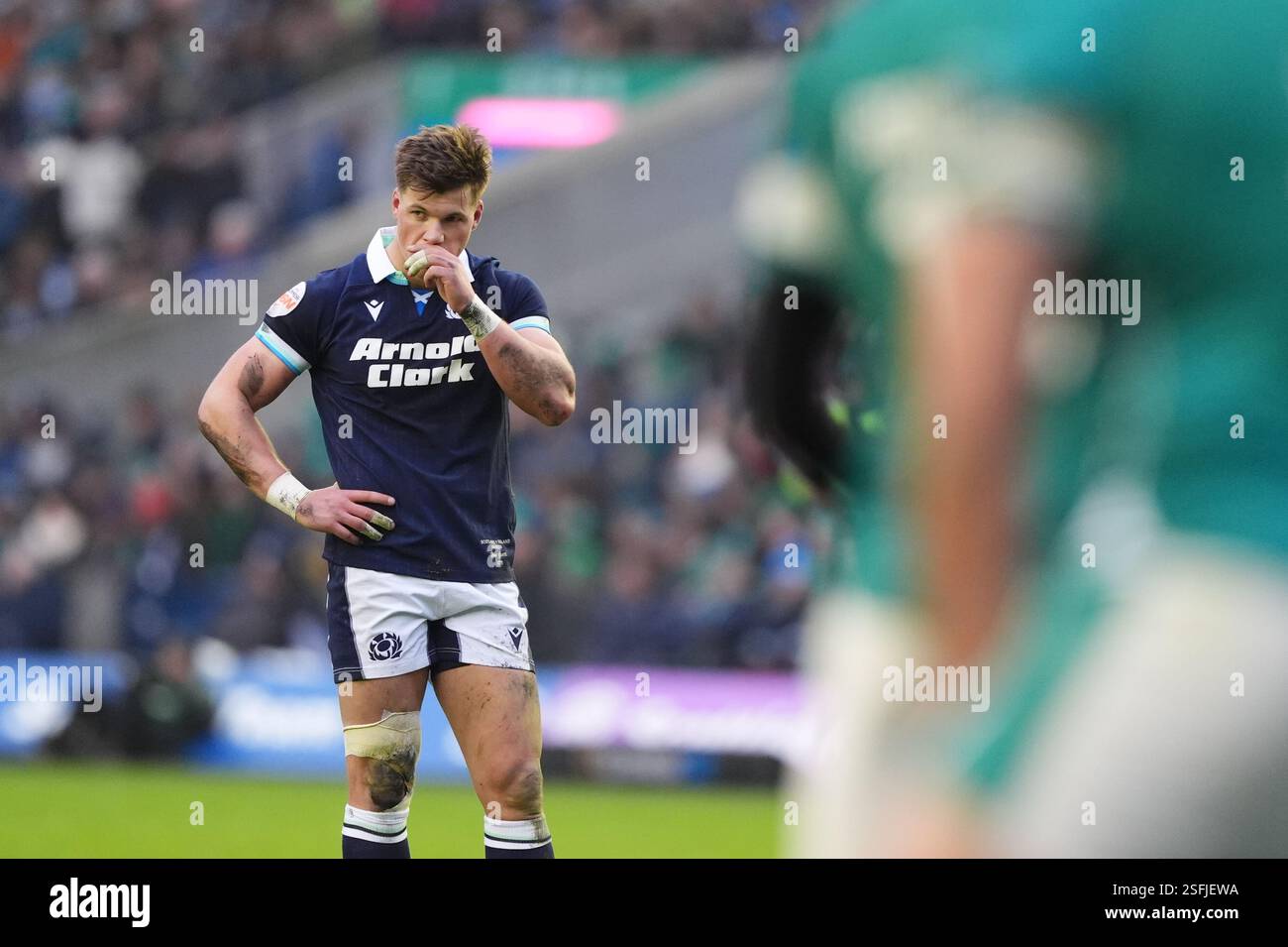 Scotland's Huw Jones during the Guinness Men's Six Nations match at ...