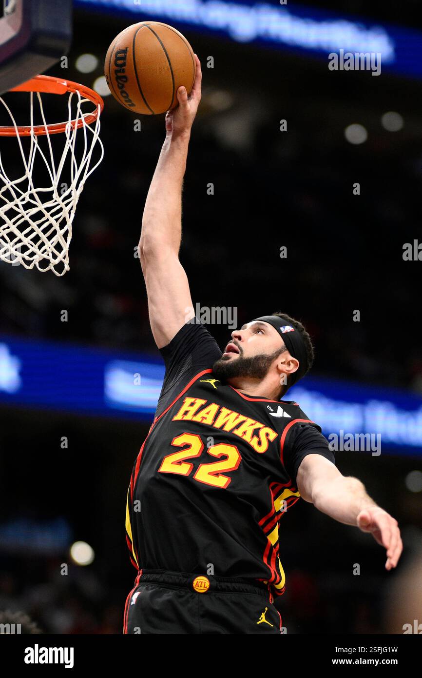 Atlanta Hawks forward Larry Nance Jr. (22) in action during the second ...