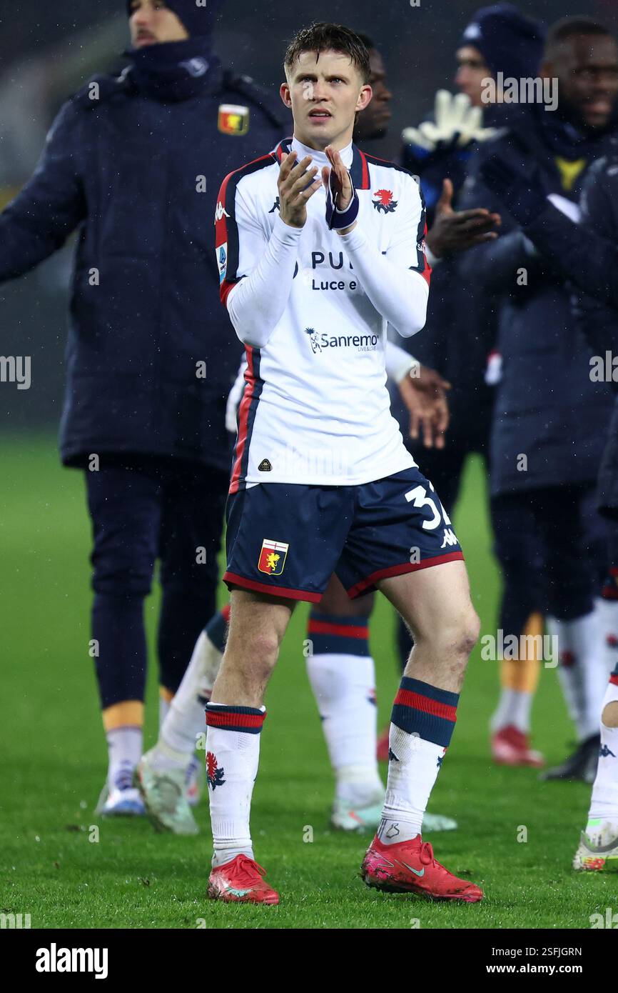 Torino, Italy. 08th Feb, 2025. Morten Frendrup of Genoa Cfc looks on ...