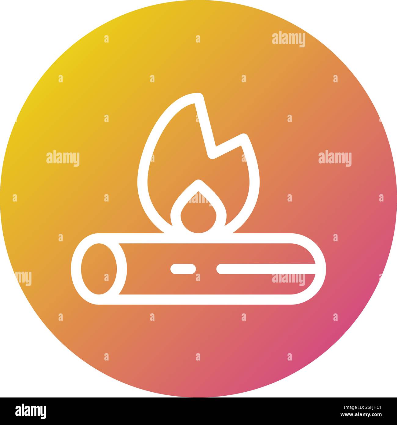 Camping icons vector colorful Cut Out Stock Images & Pictures - Alamy
