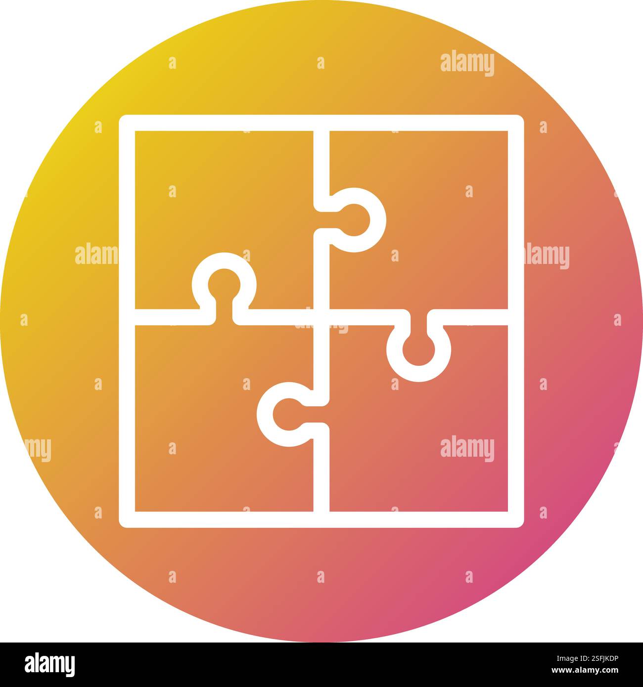 Puzzle icon vector vectors hi-res stock photography and images - Alamy